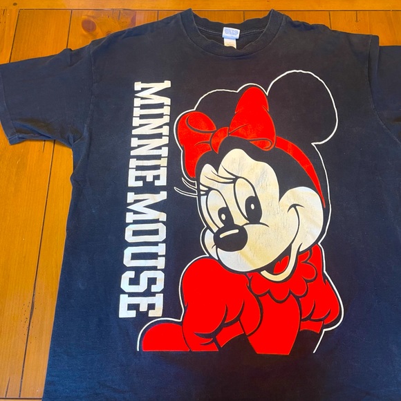Disney | Tops | Vintage Minnie Mouse Tee Shirt Made In The Usa | Poshmark